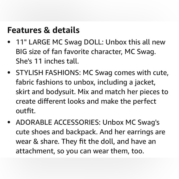 L.O.L. Surprise! | Toys | Lol Surprise Big Baby Mc Swag 1 Large Doll ...